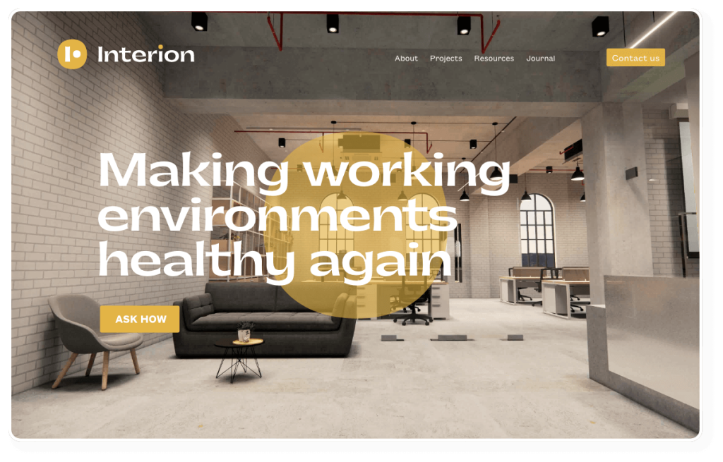 Logo and identity design for Interion | Case study | Toartle