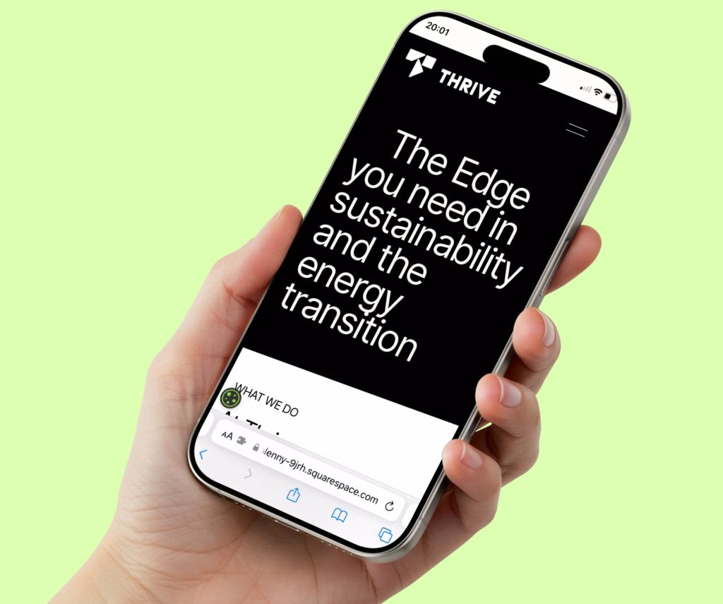 A bold brand and website for action-first sustainability leadership ...